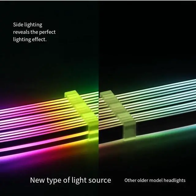 JVFYI Clear Sea God Light Sync Neon Extension Cable 24PIN Motherboard ...