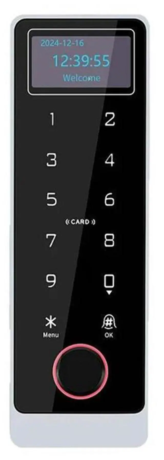 Tuya APP Controlled Door Lock With LCD Screen, Fingerprint IC Card NFC ...