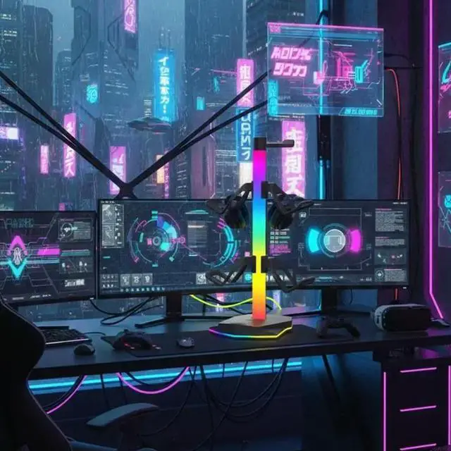 Ergonomic Controller and Headset Stand with l Reinforcement Suitable ...