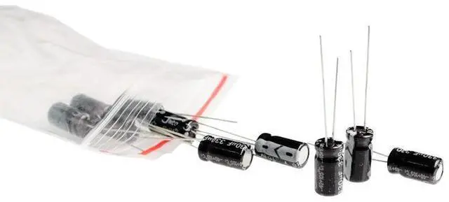 120pcs 12 value kit 1uF-470uF Electrolytic Capacitor assortment set ...