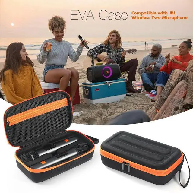 EVA Hard Shell Mic Case Waterproof Mic Travel Bag Shockproof Hard ...