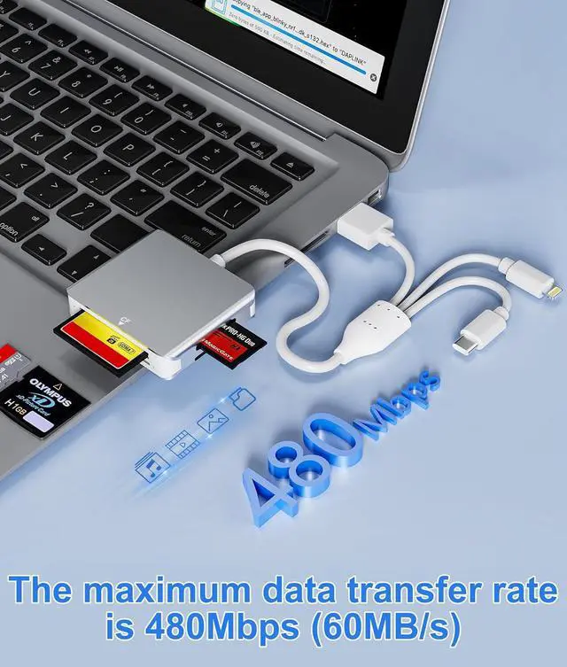 Memory Stick Pro Duo Adapter - 5 in 1 Aluminum Multi Memory Card Reader ...