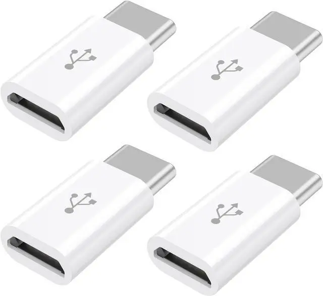 4 Pack Micro USB to USB C Adapter Micro-USB Female to USB-C Male OTG ...
