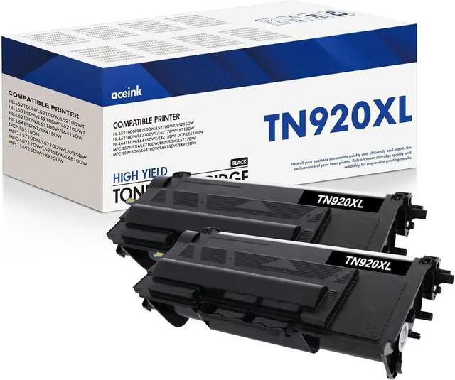TN920XL TN920 HL-L6210DW Toner Cartridge for Brother Printer ...