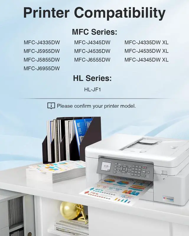 LC406XL Ink Cartridges Compatible with Brother LC406XL LC 406 XL High ...