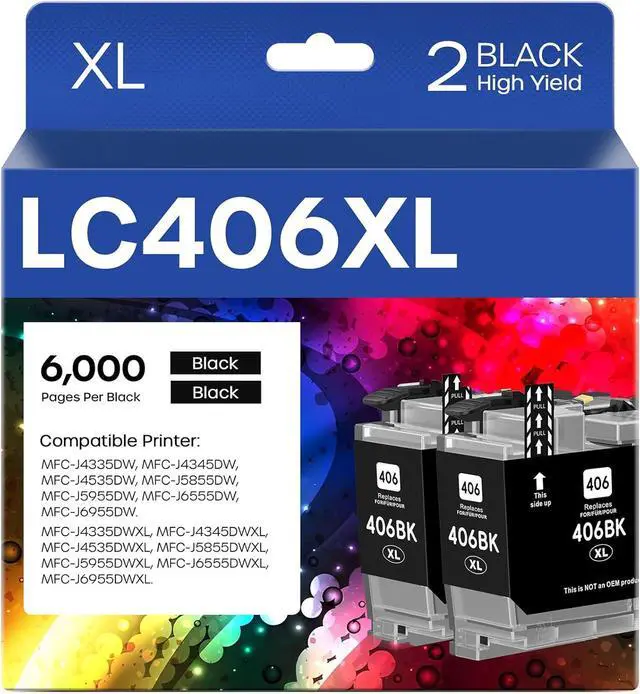 LC406XL LC406 Ink Cartridges for Brother LC 406XL LC 406 XL for MFC ...