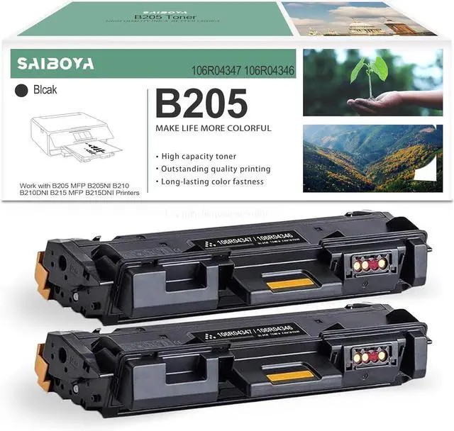 B205 B210 B215 Black Toner Cartridge Remanufactured Replacement for ...