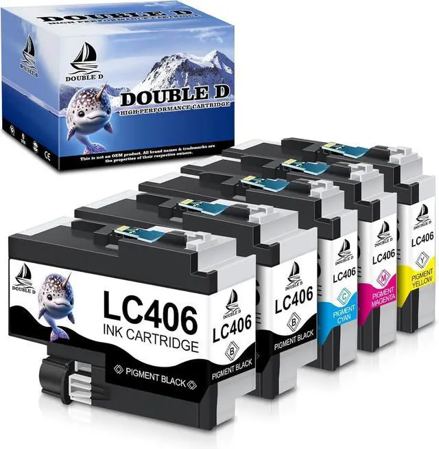 LC406 Ink Cartridges Compatible Replacement for Brother LC406 LC406XL ...