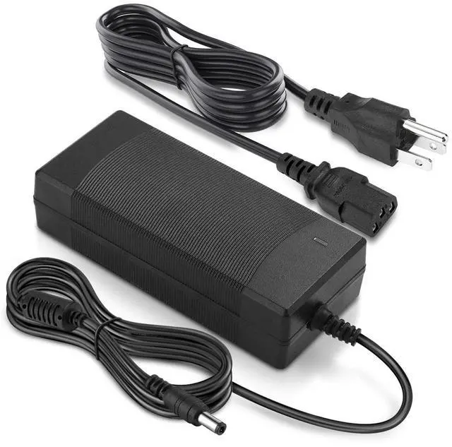 3 Prong 12V 5A 60W AC to DC Power Supply Adapter with 9.84ft / 3m LONG ...