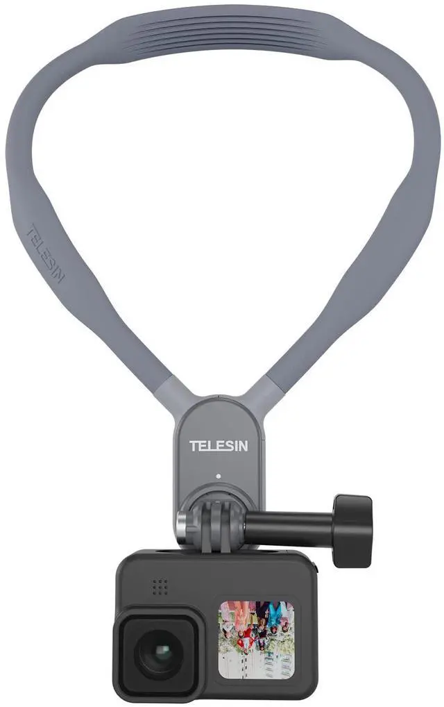 Neck Mount Necklace Holder, POV Selfie Hand Free Head Chest Shoulder ...