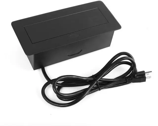 Desktop Pop Up Socket with 3 Outlets & 2 USB Ports (Connection Box ...