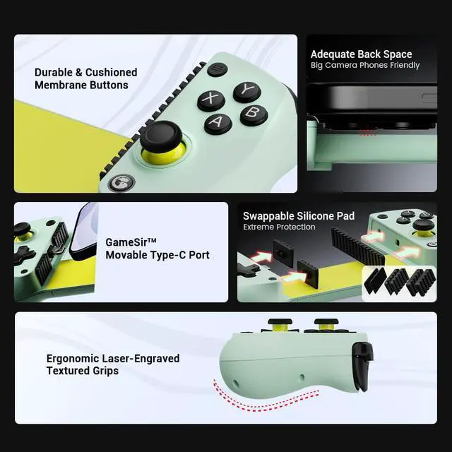 X5 Lite Mobile Gaming Controller for Android, iPhone 15/iPhone 16 ...