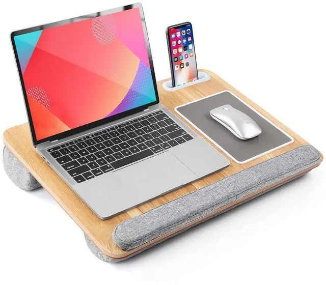 Lap Desk - Lap Laptop Desk Fits for 17 Inch Laptop, Lap Desk with ...
