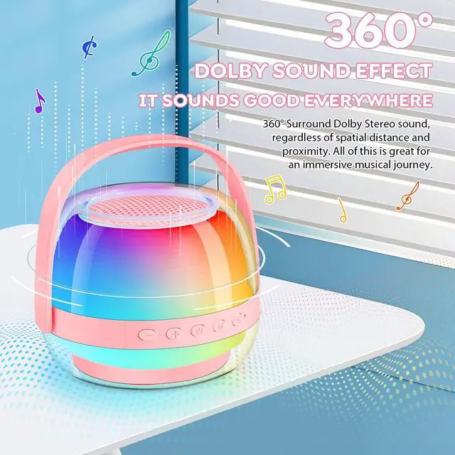 Karaoke Machine for Kids, Birthday Gifts for 3 4 5 6 7 8 9 10 11 Year ...