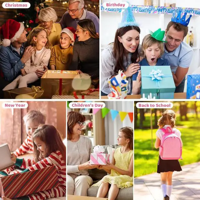 MJI Kiddos Kids Mini Karaoke Machine with 2 Wireless Microphones ...