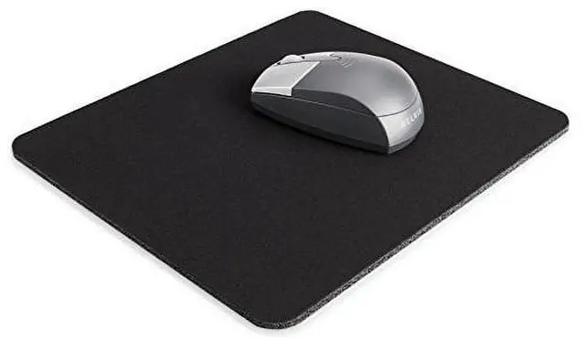 SOEWIOU Computer Mouse Pad, Black Gaming & Office Mouse Mat - 26x21x0 ...