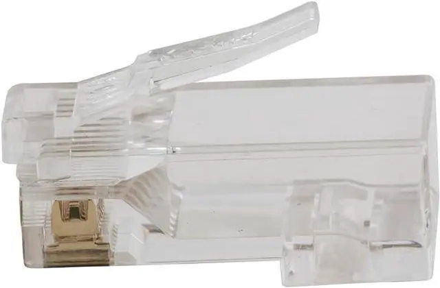 Klein Tools VDV826-762 Pass-Thru Modular Data Plug, RJ45 CAT5e, Gold ...