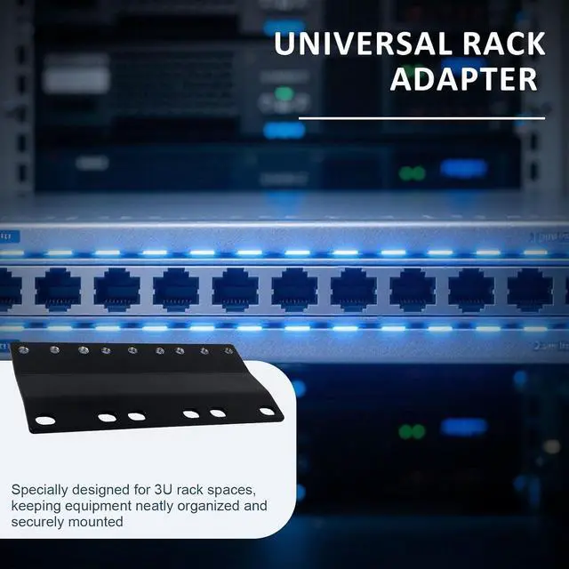 3RU Rack Mount Adapter Converts 23" to 19" Standard Rack, Compatible ...