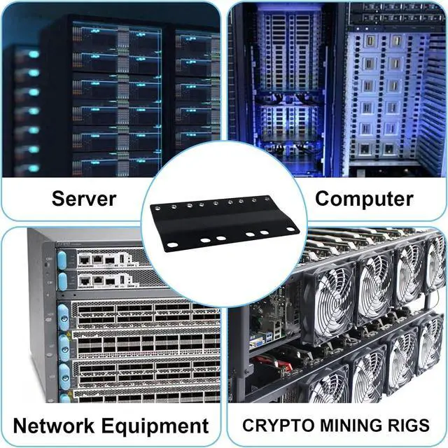 3RU Rack Mount Adapter Converts 23" to 19" Standard Rack, Compatible ...