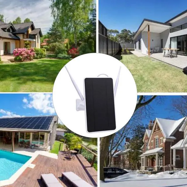 TOPINCN Solar Modem Router WiFi Repeater, Outdoor Solar Power with ...