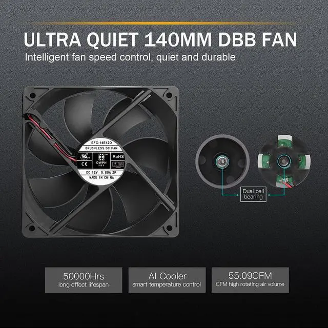 Segotep 1000W Fully Modular ATX Gaming Power Supply 80 Plus Gold ...