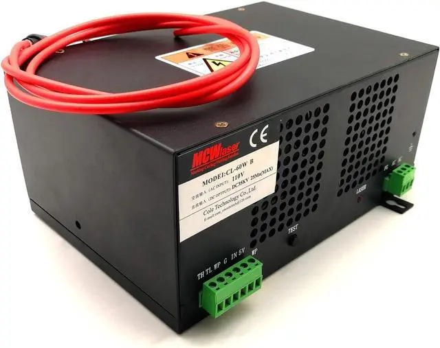 HQ Professional Power Supply for 60w CO2 Laser Tube Engraver Cutter ...
