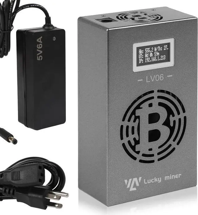 BTC Miner Machine Solo MinerBitcoins Miner Lotto Mining Device 500G/S 2 ...