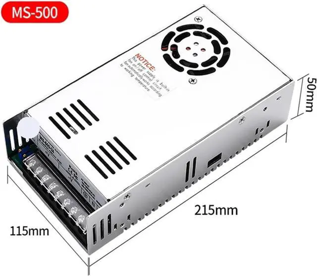 MS-500 Switching Power Supply 500W 180-264V to 0-36V 13.8A Adjustable ...