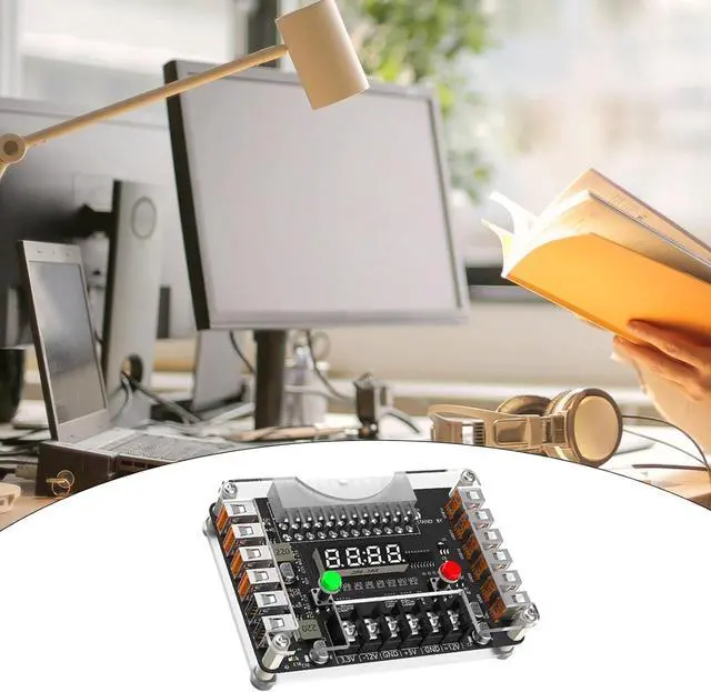 24Pin Power Supply Board 12 USB Port Clear Casing Multiple Voltages ...