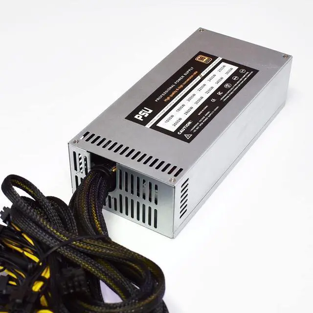 Mining Power Supply 2000W, Miner Power Supply for 8GPU Bitmain Antminer ...