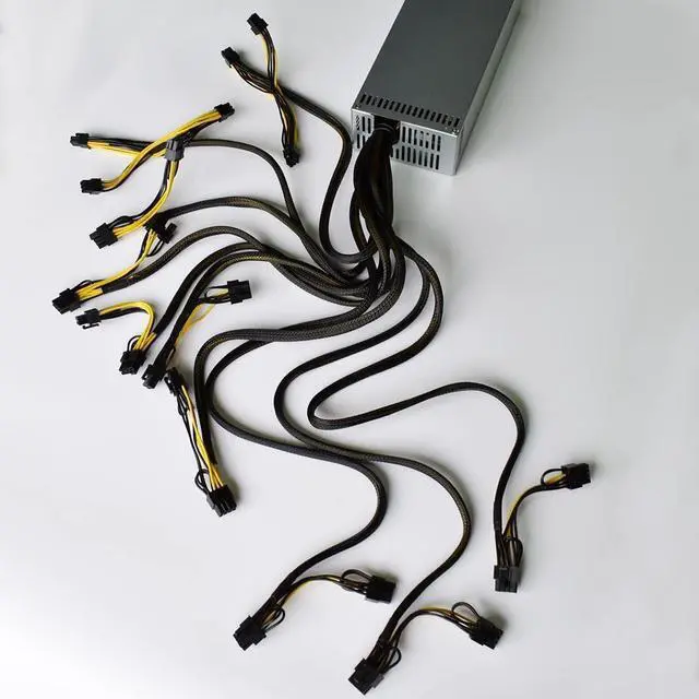 Mining Power Supply 2000W, Miner Power Supply for 8GPU Bitmain Antminer ...