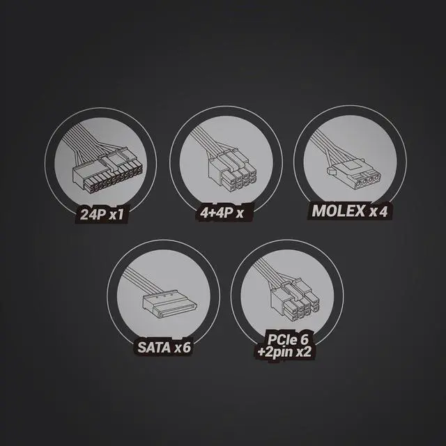 Mars Gaming MPIII750, PC ATX 750W Power Supply, 5 Years Warranty, 85% ...