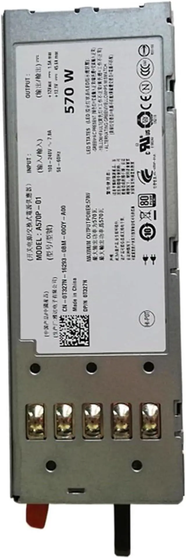 PSU for PowerEdge R710 T610 570W Power Supply C570A-S0 A570P-00 A570P ...