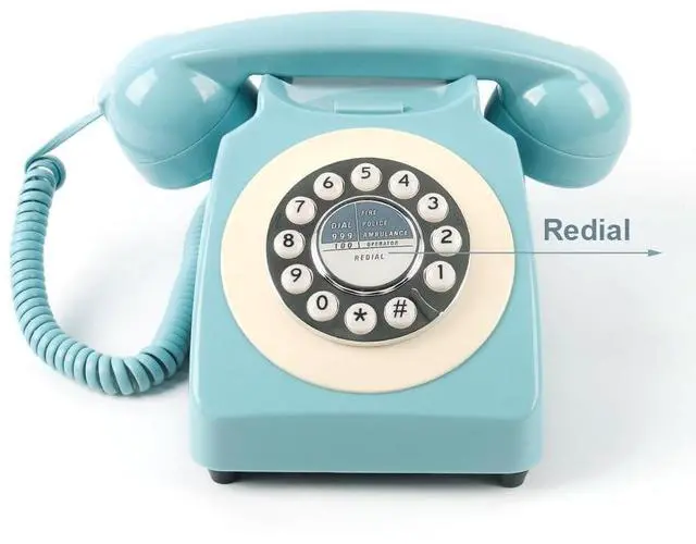 Corded Retro Phone, TelPal Vintage Old Phones, Classic 1930's Antique ...