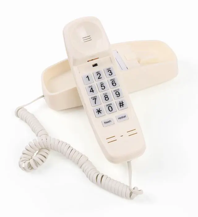 MCHEETA Corded Wall Phone, Landline Phones for Seniors with Large ...