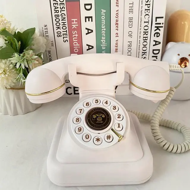 Retro Landline Telephone, Sentno 1960's Vintage Corded Dial Phone ...