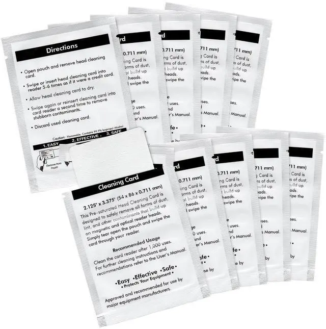 Xinafan 10 Pc 60622 Cleaning Card Compatible with Dymo LabelWriter 550 ...
