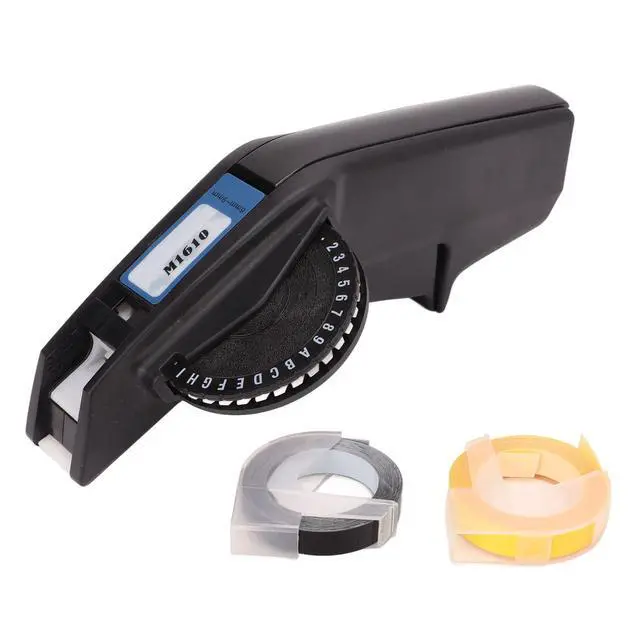 FDIT Embossing Label Maker Clear Number Letter One Hand Operation ABS ...