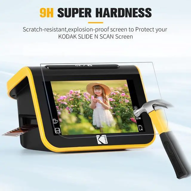 GEORDGY Screen Protector Reolacement for Kodak Slide N Scan, Clear HD ...