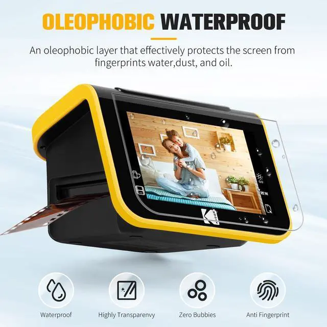 GEORDGY Screen Protector Reolacement for Kodak Slide N Scan, Clear HD ...