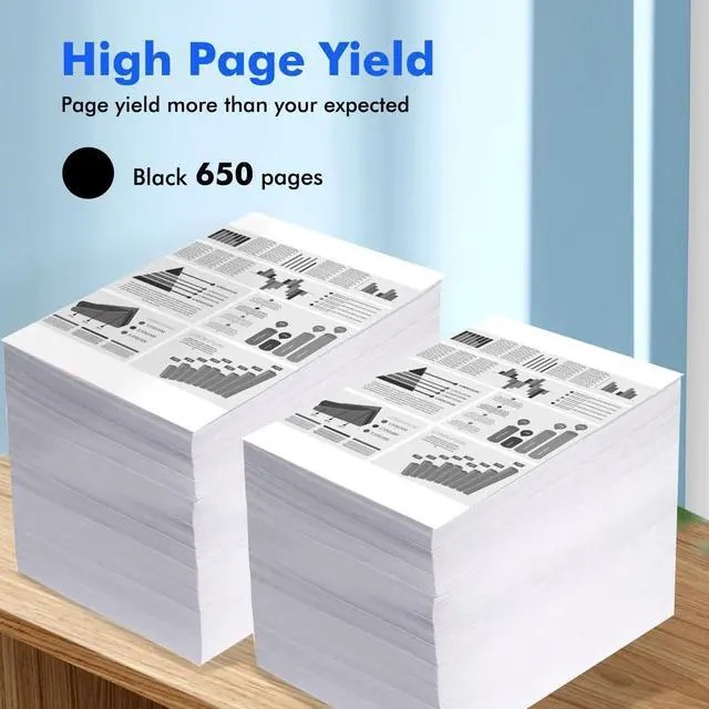 QUEENPRINT 2 Black LC401XL Black Ink Cartridges Compatible Replacement for LC401 LC401XL LC 401 ...