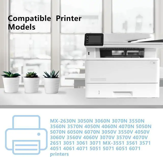 High Yield MX60NT MX-60NT Toner Cartridge MX-60NTBA MX-60NTCA MX-60NTMA ...