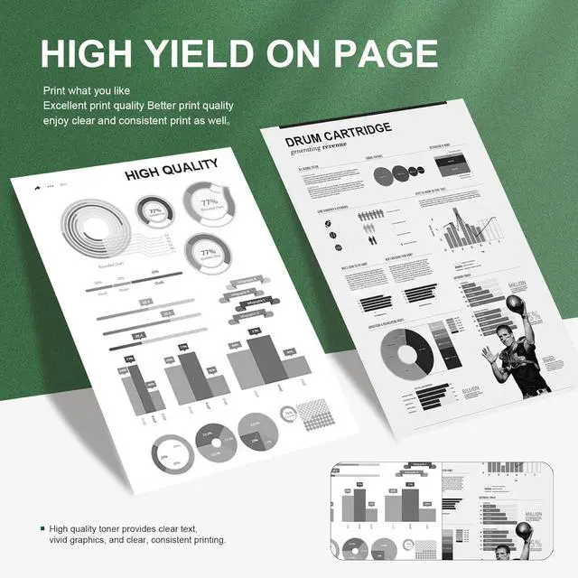 56F0Z00 Black Imaging Unit (1-Pack) Compatible Replacement for Lexmark ...