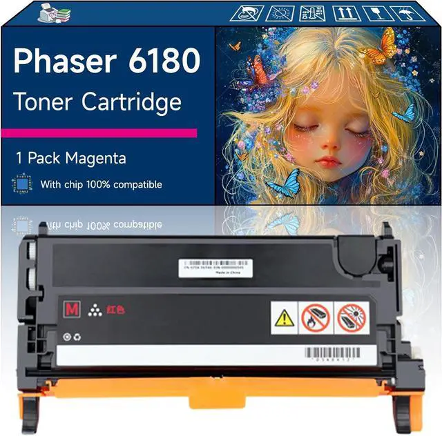 Phaser 6180 Toner Cartridge Compatible with Xerox Phaser 6180 6180N ...