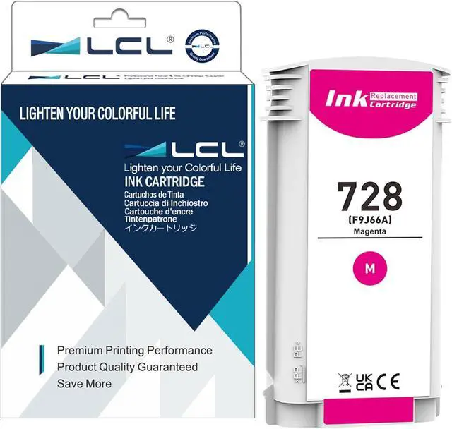 LCL Compatible Ink Cartridge for HP 728 F9J66A 130ML High Yield (1-Pack ...