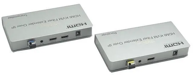LKV378 20km HDMI Over Fiber Extender with USB KVM, Supports multipoint ...