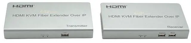 LKV378 20km HDMI Over Fiber Extender with USB KVM, Supports multipoint ...