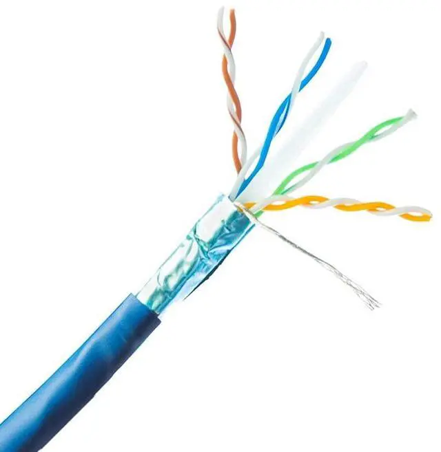 TSCables | Cat6 Plenum Shielded (CMP) Overall Foil Shield (F/UTP ...