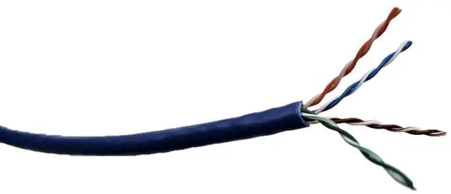 MICRO CONNECTORS 1000 Feet CAT6A Slim UTP Ethernet (28AWG) Bulk Cable ...