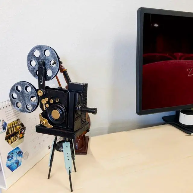 Old Modern Handicrafts Vintage Movie Projector Metal Model - Handmade ...